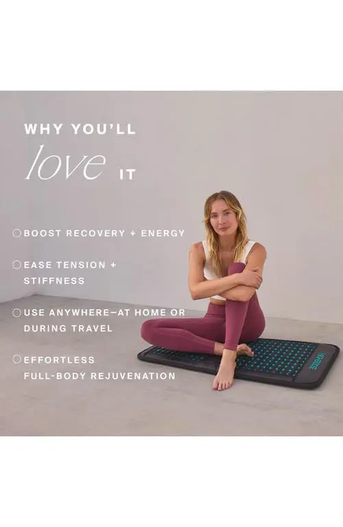 HIGHERDOSE Infrared Pemf Go Mat - Black Multi