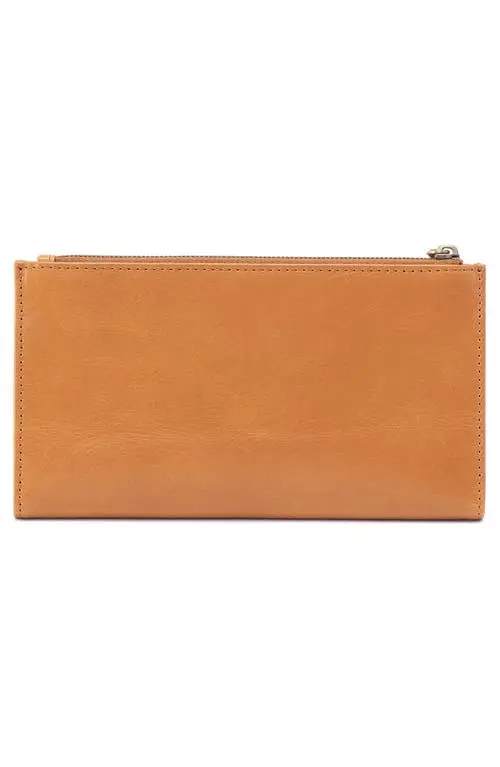 Hobo Large Jill Leather Bifold Wallet - Natural