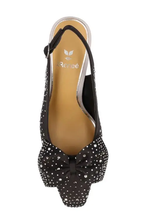 J. Reneé Harlan Slingback Pump - Black/ Gray