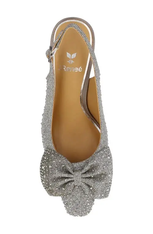J. Reneé Harlan Slingback Pump - Pewter