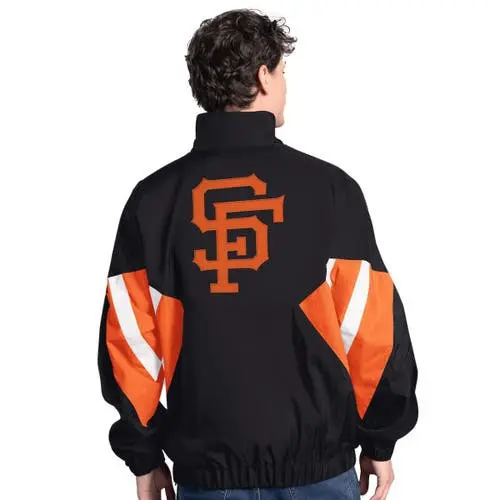 STARTER San Francisco Giants Cooperstown Chief Half-zip Pullover