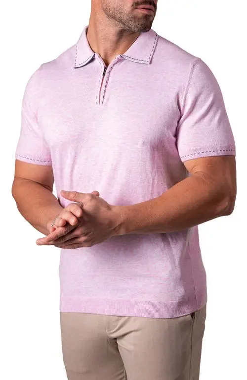 MACEOO Quarter Zip Polo