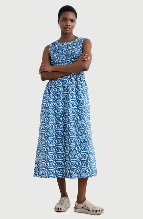 SEASALT CORNWALL Meadowsweet Sleeveless Midi Dress