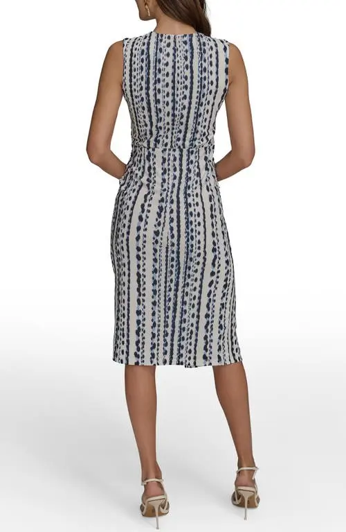 Donna Karan New York Abstract Print Sheath Dress