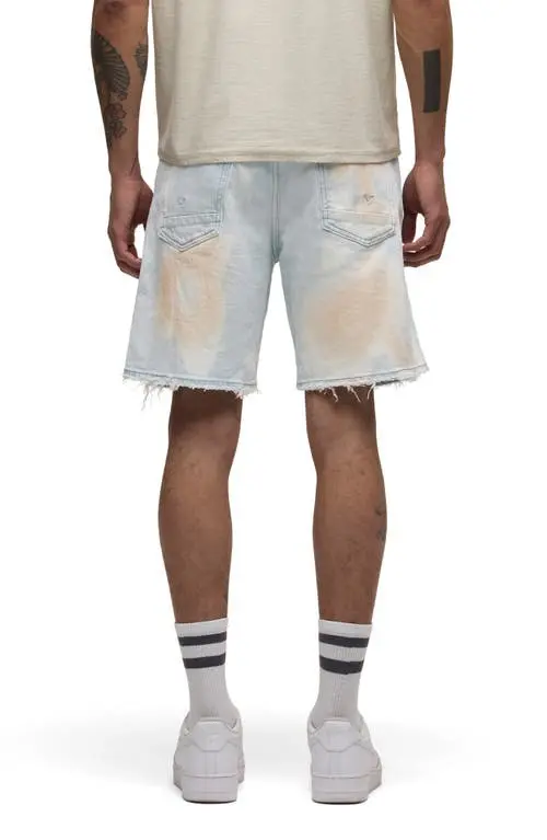 Hudson Jeans Clint Relaxed Denim Shorts - Bleached Cloud