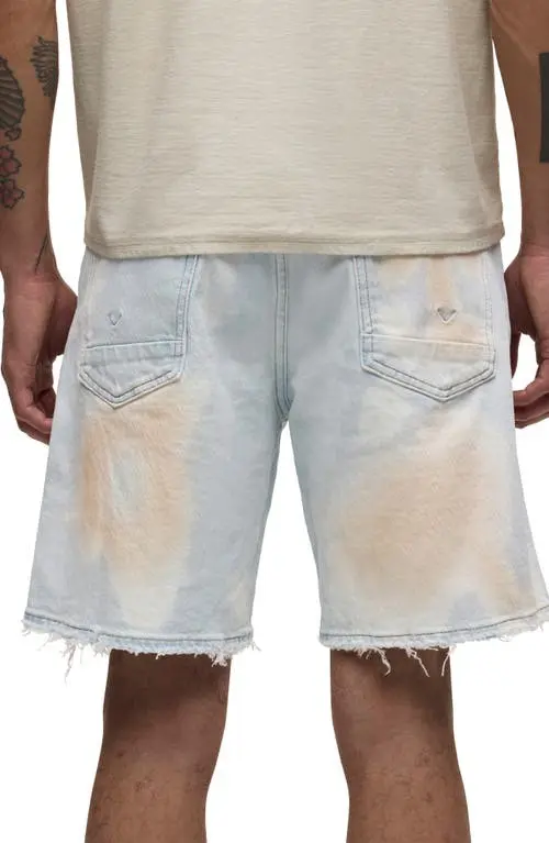 Hudson Jeans Clint Relaxed Denim Shorts - Bleached Cloud