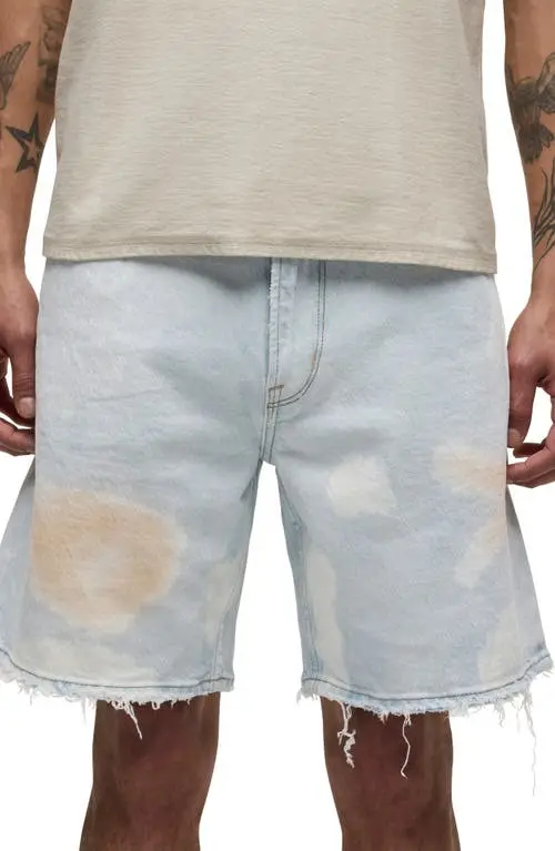 Hudson Jeans Clint Relaxed Denim Shorts - Bleached Cloud