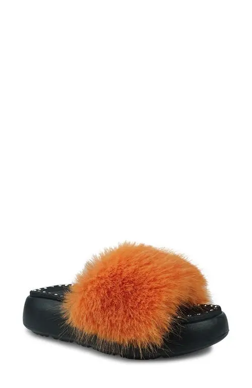 ZIGI Fabbi Faux Fur Platform Sandal - Orgfx
