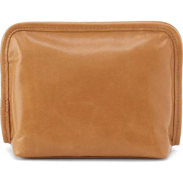 Hobo Beauty Leather Cosmetics Case - Natural