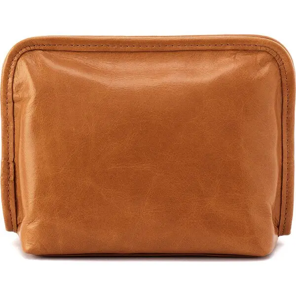 Hobo Beauty Leather Cosmetics Case - Truffle