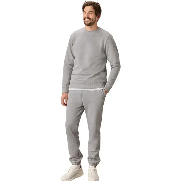 PACT Organic Brushed Fleece Sweatpant - Heather Grey