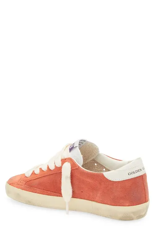 GOLDEN GOOSE Super-star Low-top Sneaker - Coral/ Milk