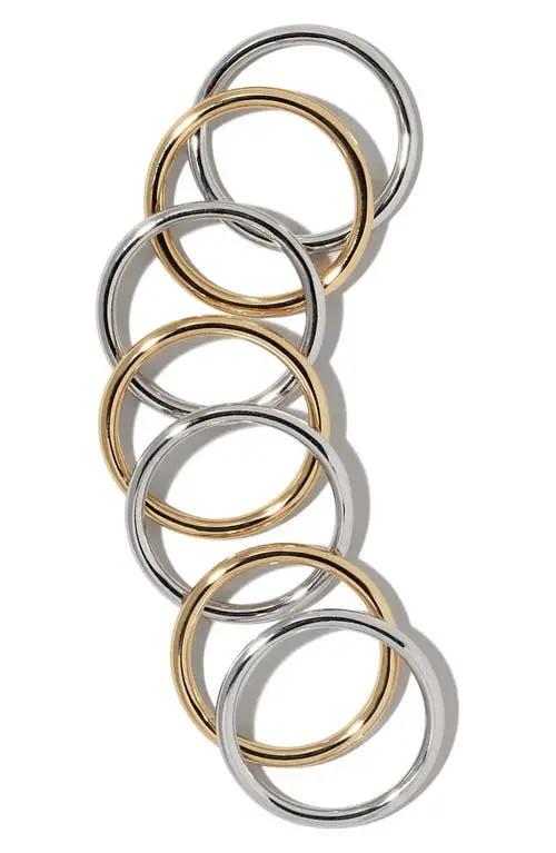JENNIFER FISHER Set Of Stackable Rings - Two Tone