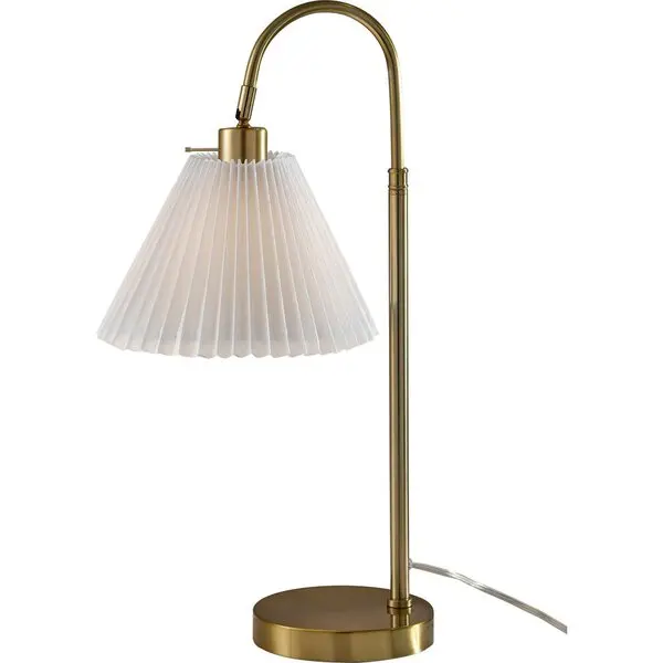 ADESSO Thalia Table Lamp - Antique Brass