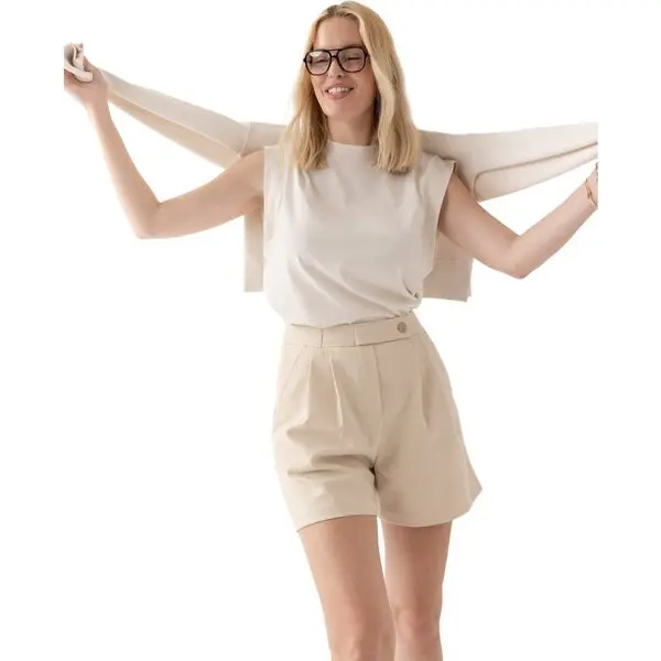 HONORS Sleeveless Shirt - Cream