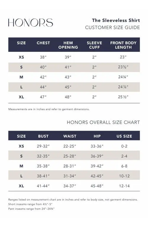 HONORS Sleeveless Shirt - Cream