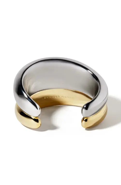 JENNIFER FISHER Chavez Two-tone Cuff Bracelet