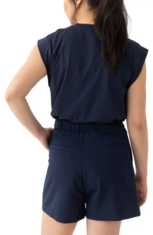 HONORS The High-waisted Short - Navy