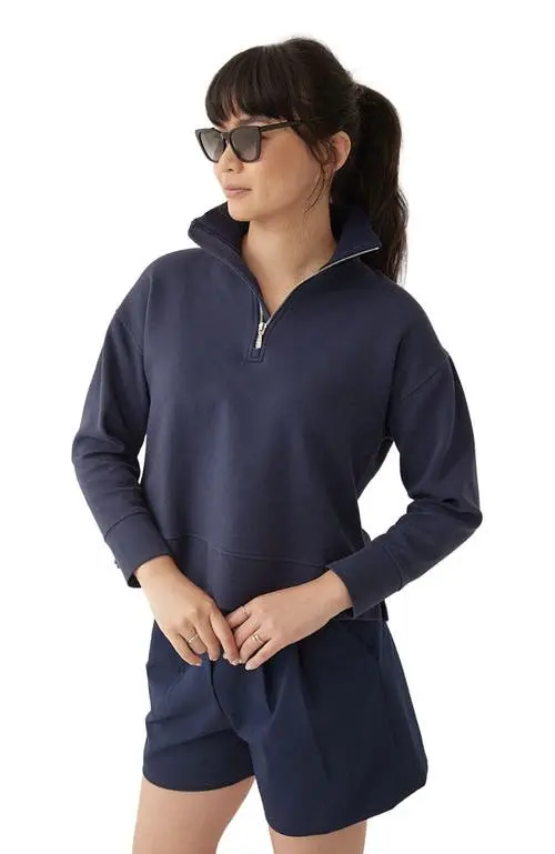 HONORS The Half-zip Pullover - Navy