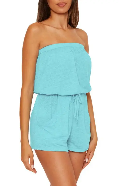 BECCA By Rebecca Virtue Strapless Cover-up Romper
