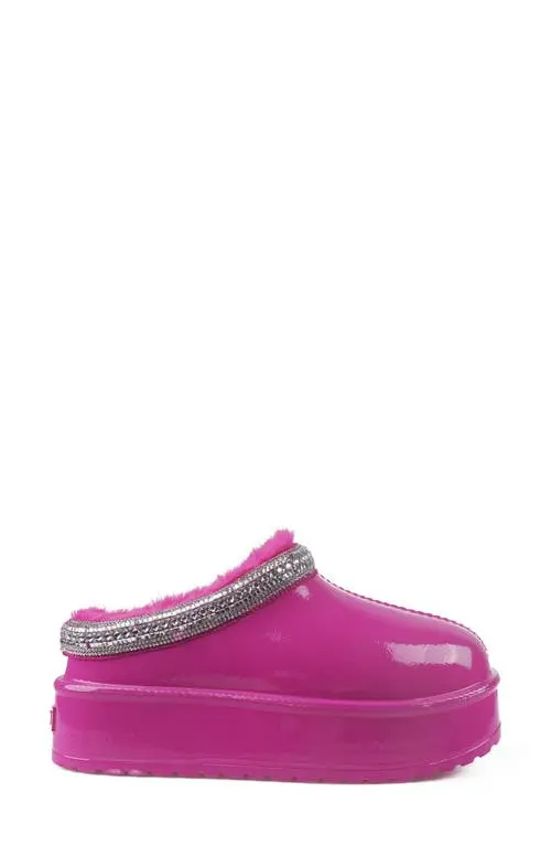 ZIGI Faux Fur Platform Slipper - Fuchsia