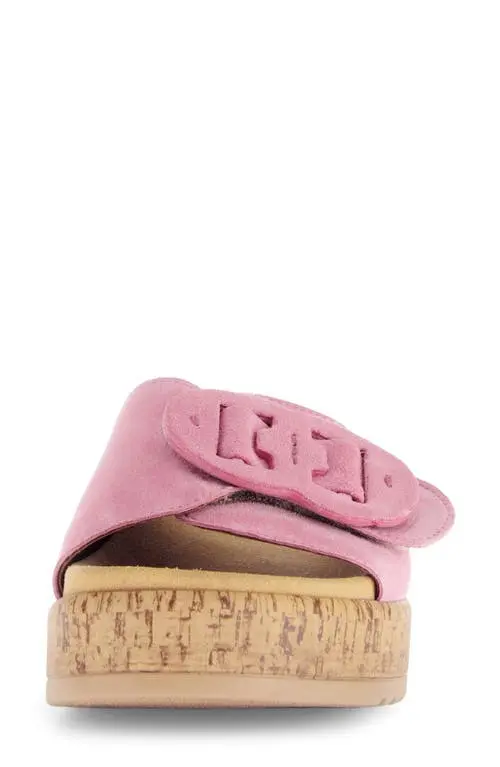 Gabor 63.760 Platform Slide Sandal - Soft Pink