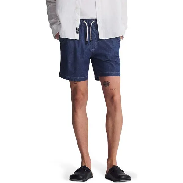 MAVI Drawstring Chambray Shorts