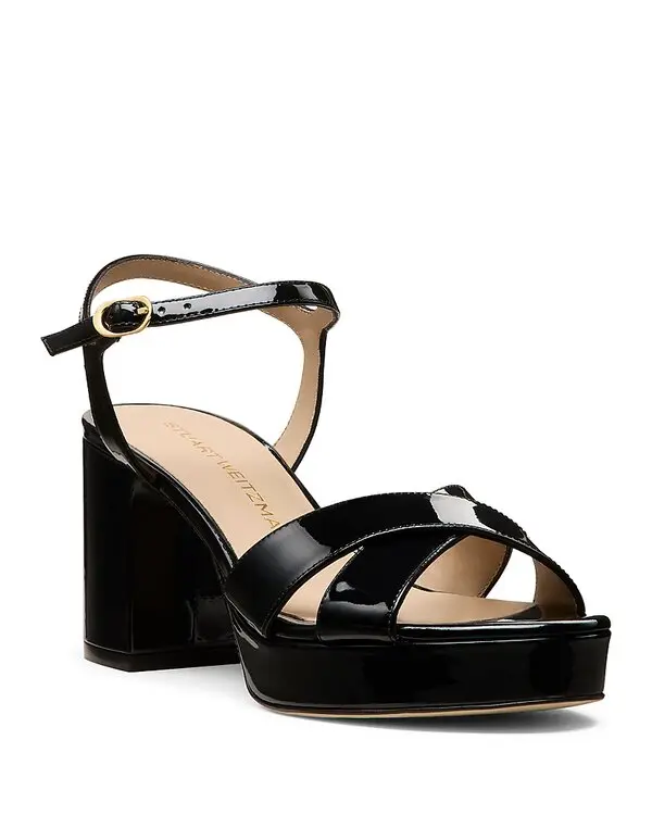 STUART WEITZMAN Dayna 80 Platform Sandals - Black