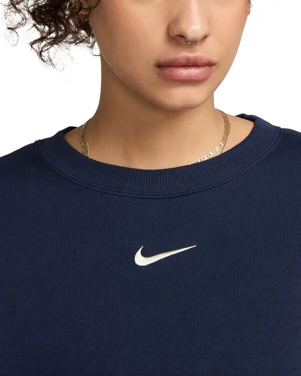 Nike Logo Oversized Sweatshirt - Navy/sail