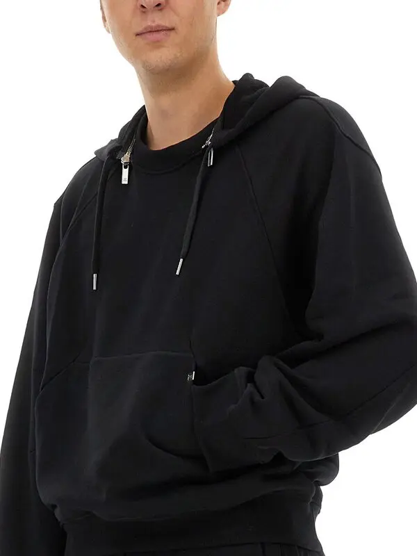 Helmut Lang Hooded Sweatshirt - Black