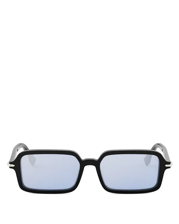 Fendi Selleria Rectangle Sunglasses, 54mm