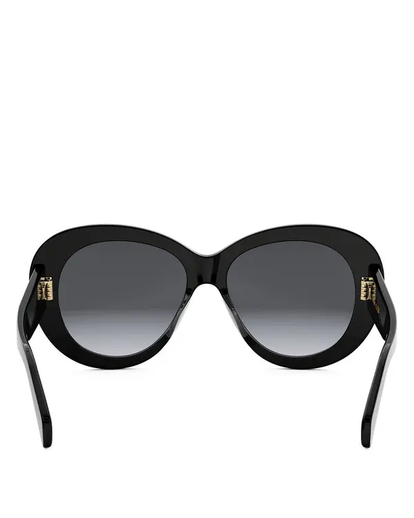 Celine Triomphe Butterfly Sunglasses, 55mm - Black/smoke