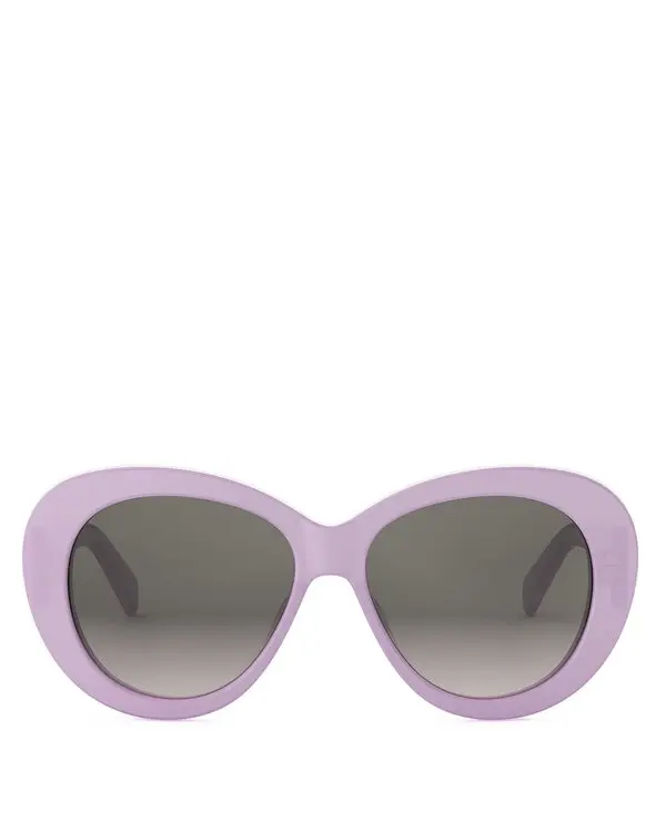Celine Triomphe Butterfly Sunglasses, 55mm - Lilac/bordeaux
