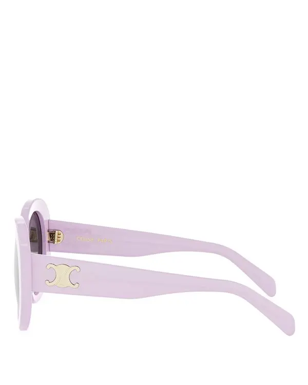 Celine Triomphe Butterfly Sunglasses, 55mm - Lilac/bordeaux