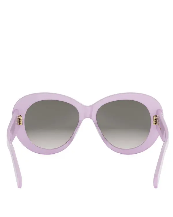 Celine Triomphe Butterfly Sunglasses, 55mm - Lilac/bordeaux