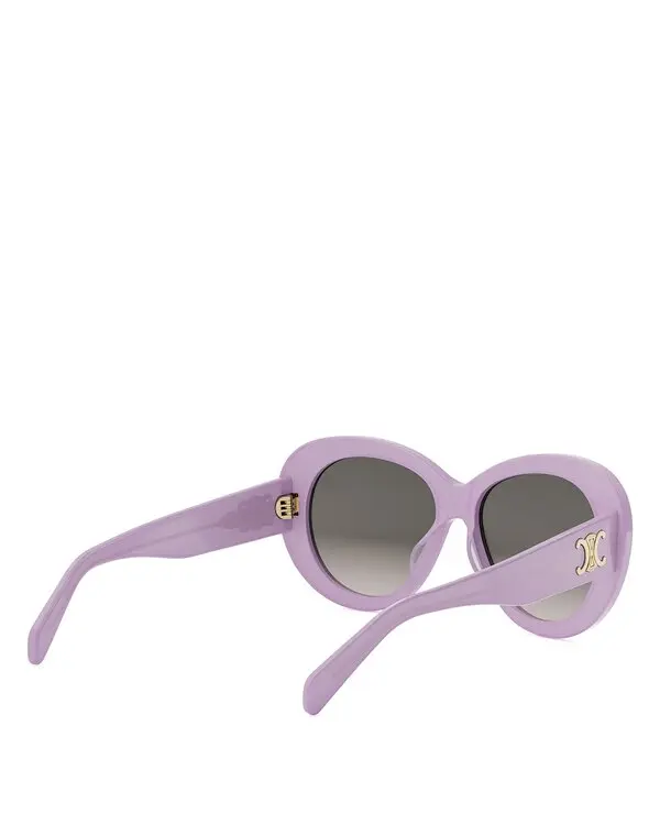 Celine Triomphe Butterfly Sunglasses, 55mm - Lilac/bordeaux