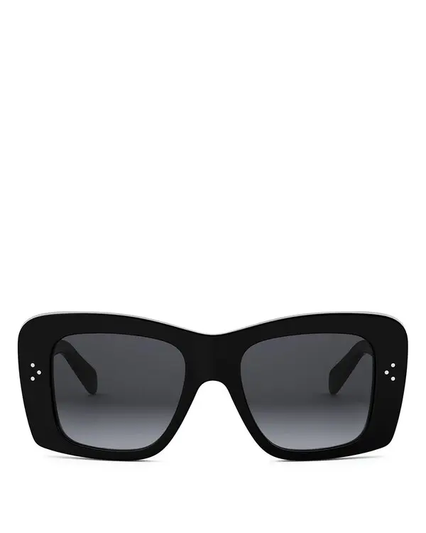 Celine Geometric Sunglasses, 53mm