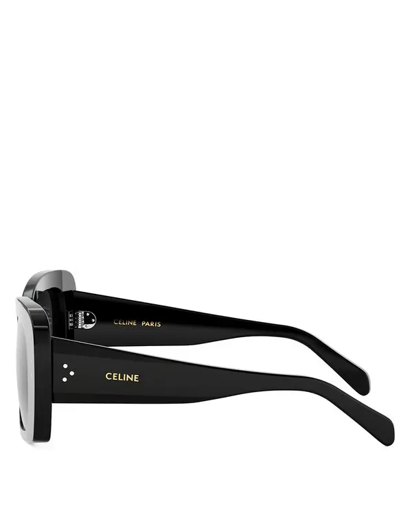 Celine Geometric Sunglasses, 53mm