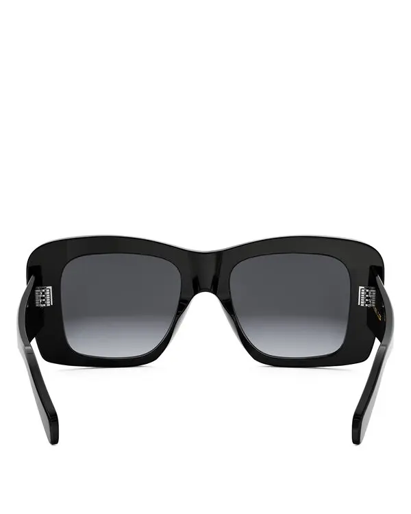 Celine Geometric Sunglasses, 53mm