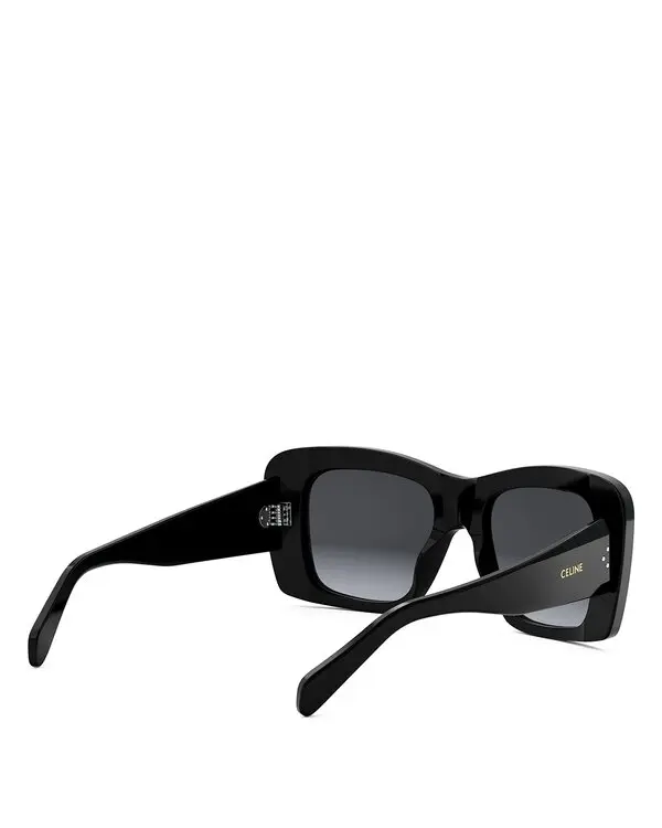 Celine Geometric Sunglasses, 53mm