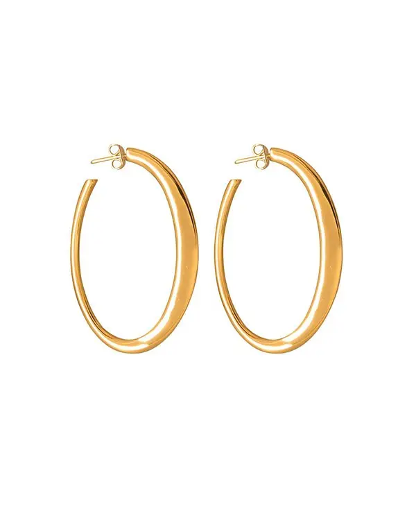 CXC Orbit Hoop Earrings - Gold
