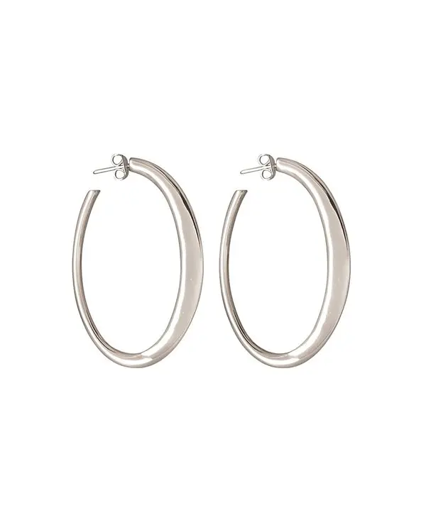 CXC Orbit Hoop Earrings - Silver