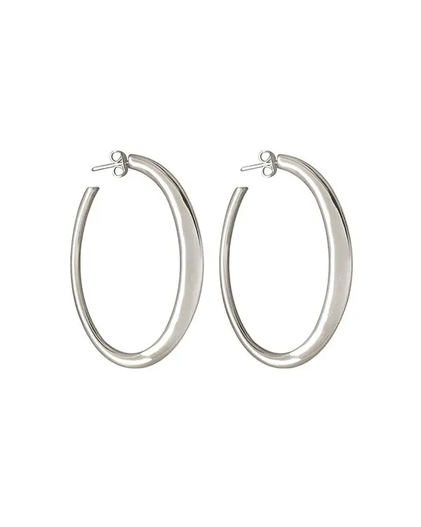 CXC Orbit Hoop Earrings - Silver