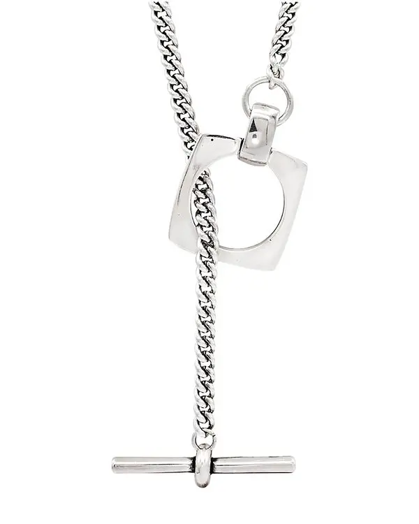 CXC Aldaba Slider Necklace - Silver
