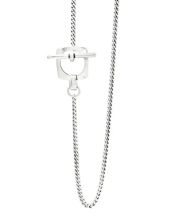 CXC Aldaba Slider Necklace - Silver