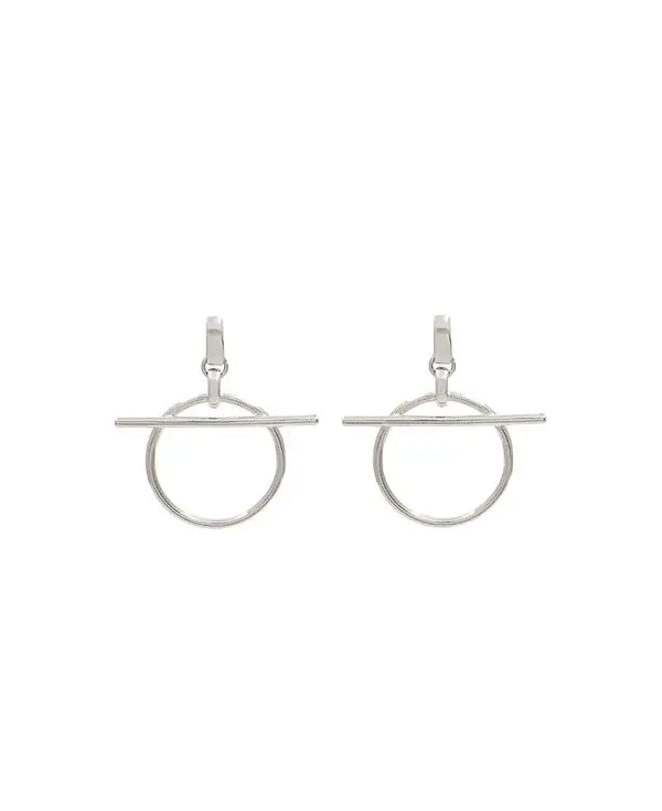 CXC Origins Slim Clip-on Earrings - Silver
