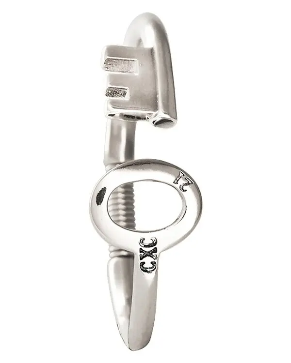 CXC Key Bangle Bracelet - Silver