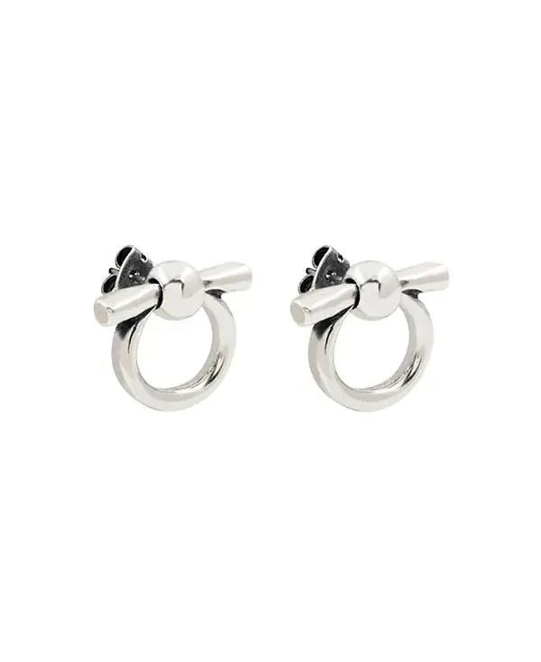 CXC Mini Omega Clip-on Earrings - Silver