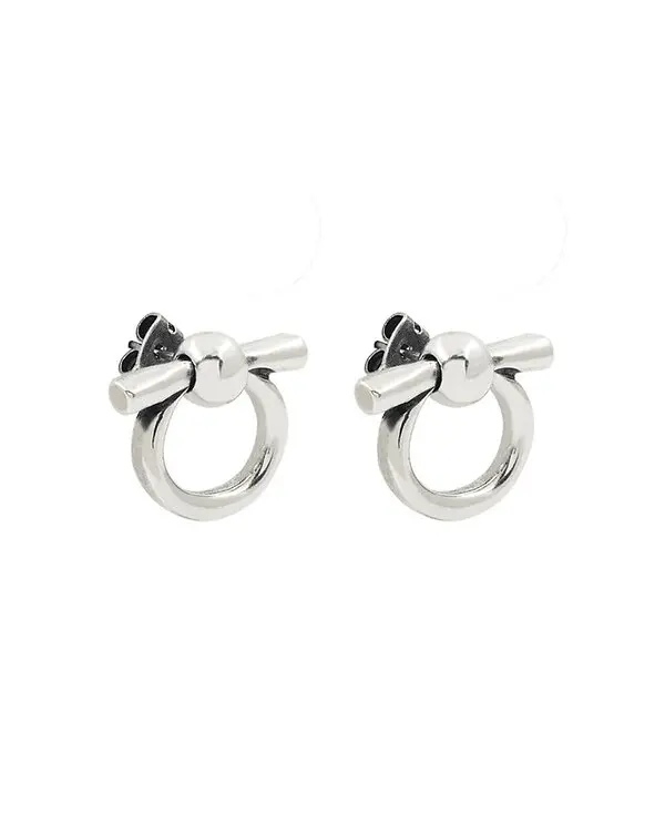 CXC Mini Omega Clip-on Earrings - Silver