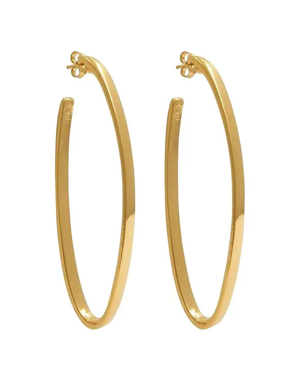CXC Oasis Hoop Clip-on Earrings - Gold